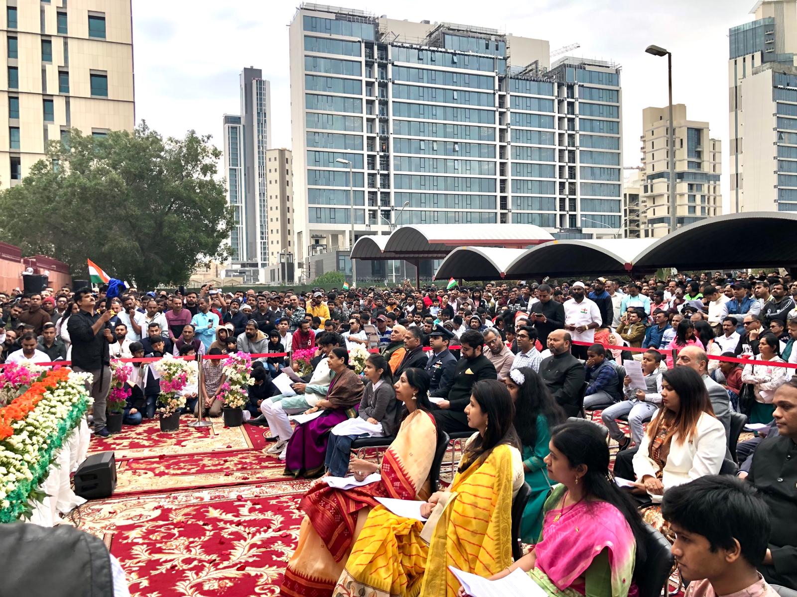 Grand Celebration of 75th Indian Republic Day at Kuwait Indian Embassy!