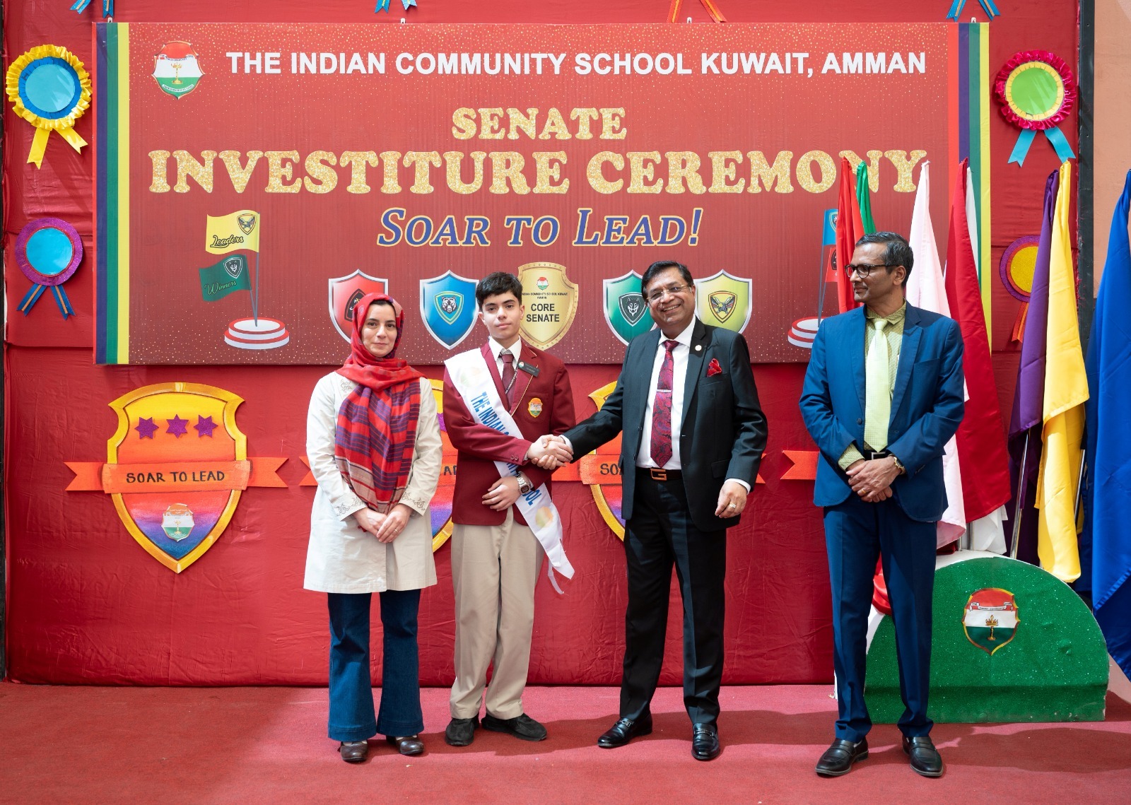 ICSK AMMAN INDUCTS THE NEW STUDENT SENATE
