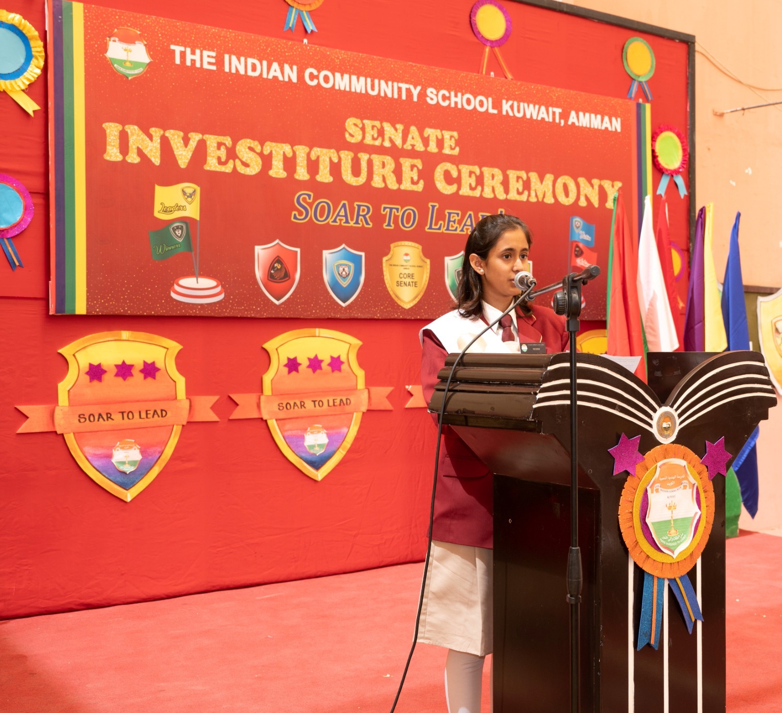 ICSK AMMAN INDUCTS THE NEW STUDENT SENATE