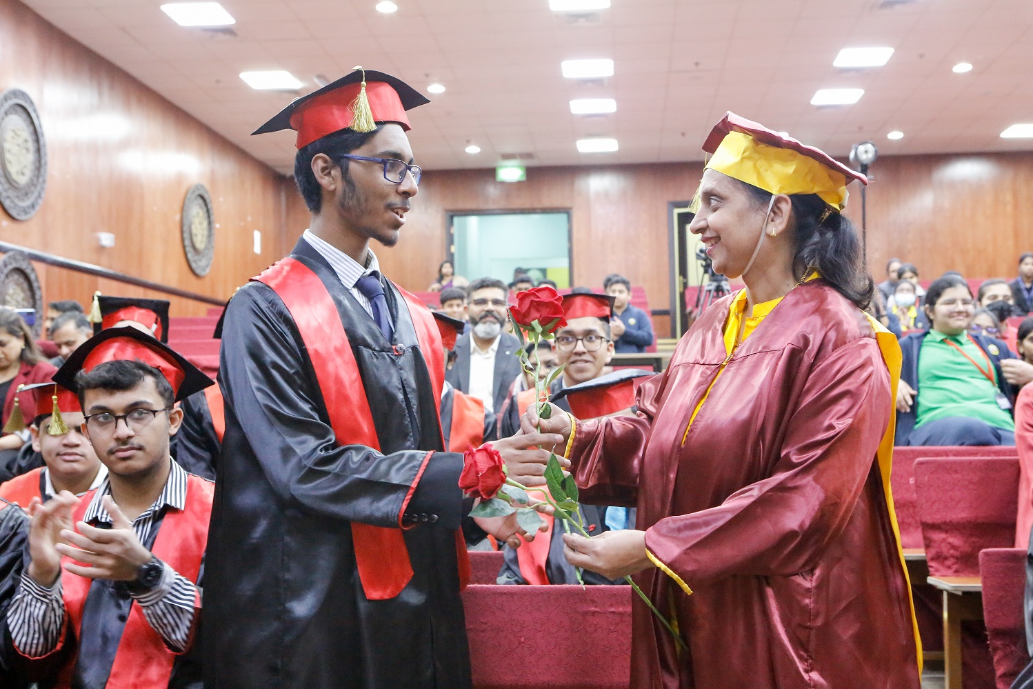 Graduation and send off for class 12 students at Bhavans Smart Indian ...