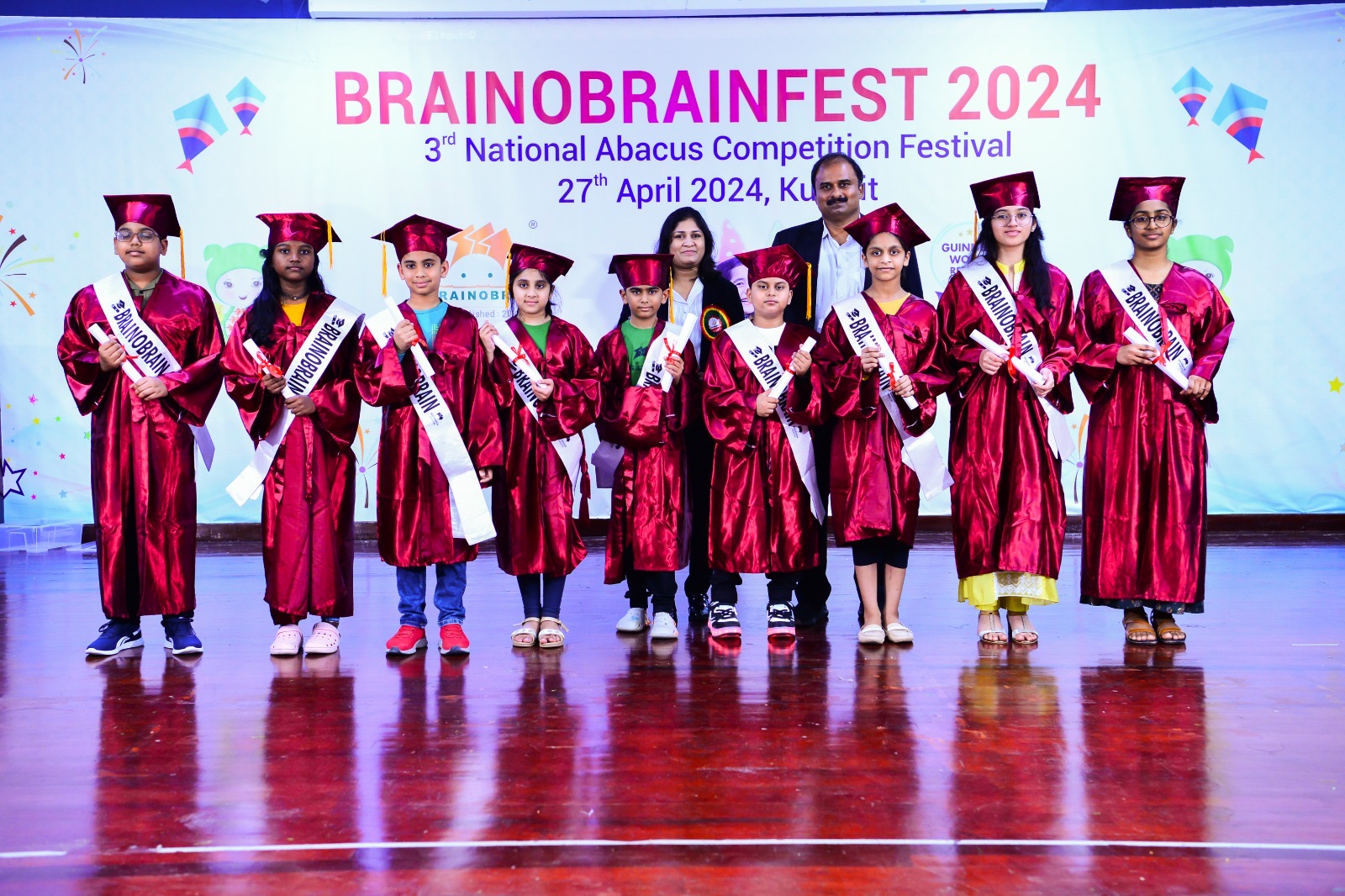 Brainobrain hosted 3rd National Abacus Competition in Kuwait