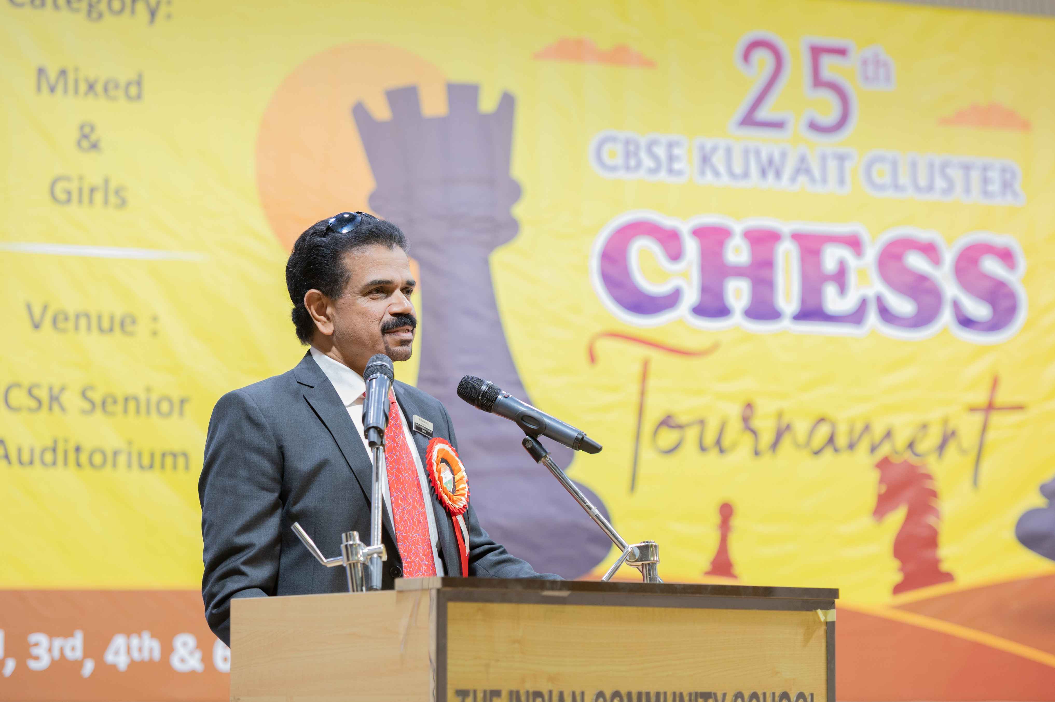ICSK SENIOR HOSTS 25th CBSE KUWAIT CLUSTER CHESS TOURNAMENT