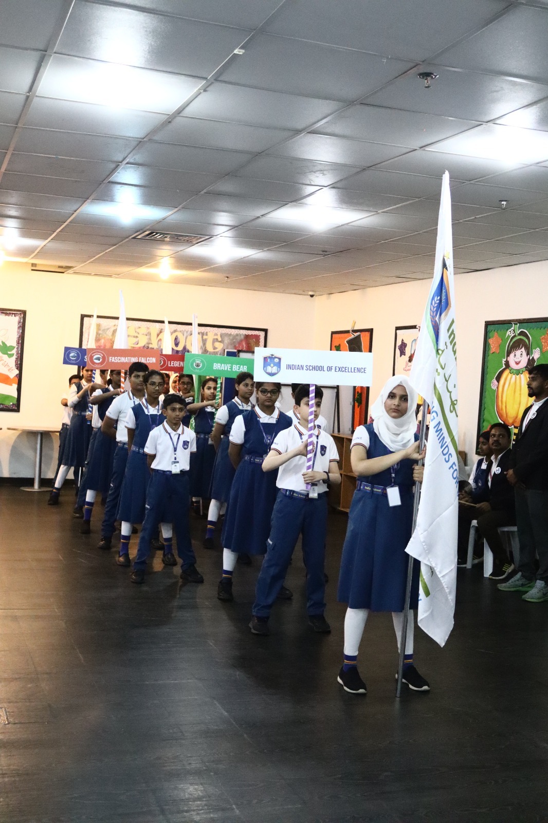 INDIAN SCHOOL OF EXCELLENCE, KUWAIT SCHOOL PARLIAMENT- INVESTITURE CEREMONY
