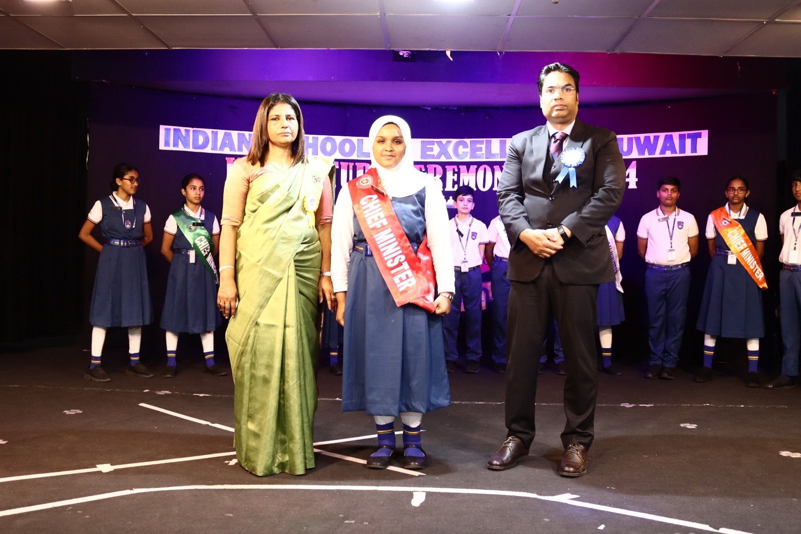 INDIAN SCHOOL OF EXCELLENCE, KUWAIT SCHOOL PARLIAMENT- INVESTITURE CEREMONY