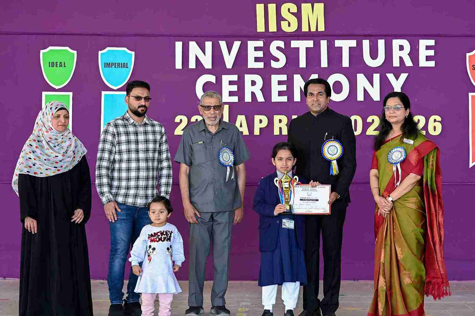 IISM ENDORSES THE SCHOOL STUDENT COUNCIL ON INVESTITURE CEREMONY