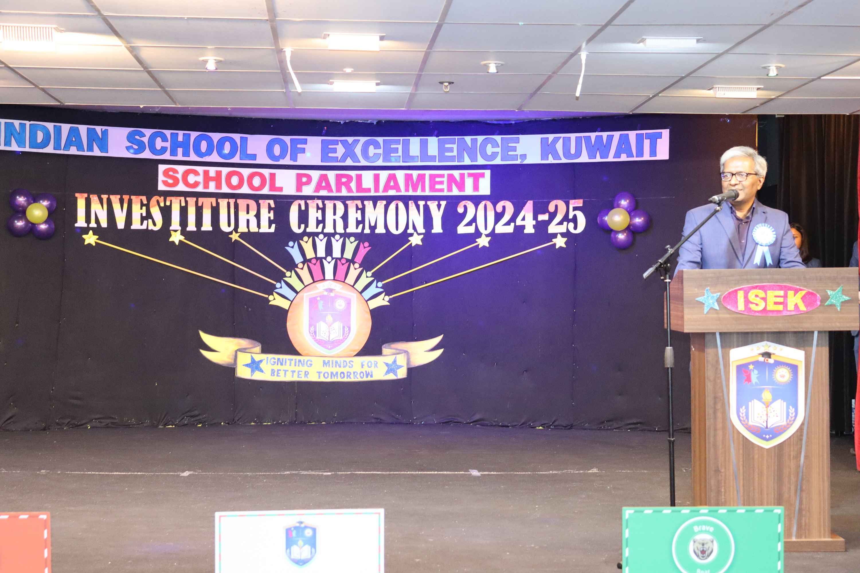 INDIAN SCHOOL OF EXCELLENCE KUWAIT INVESTITURE CEREMONY REPORT