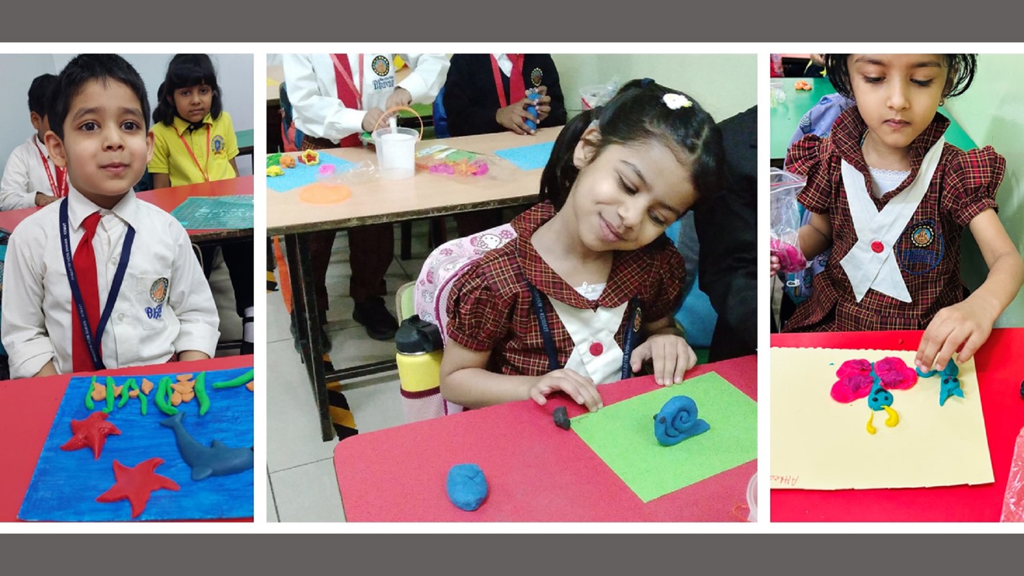 Bhavans KG SIS & JnJ 'Clay Modelling Competition'