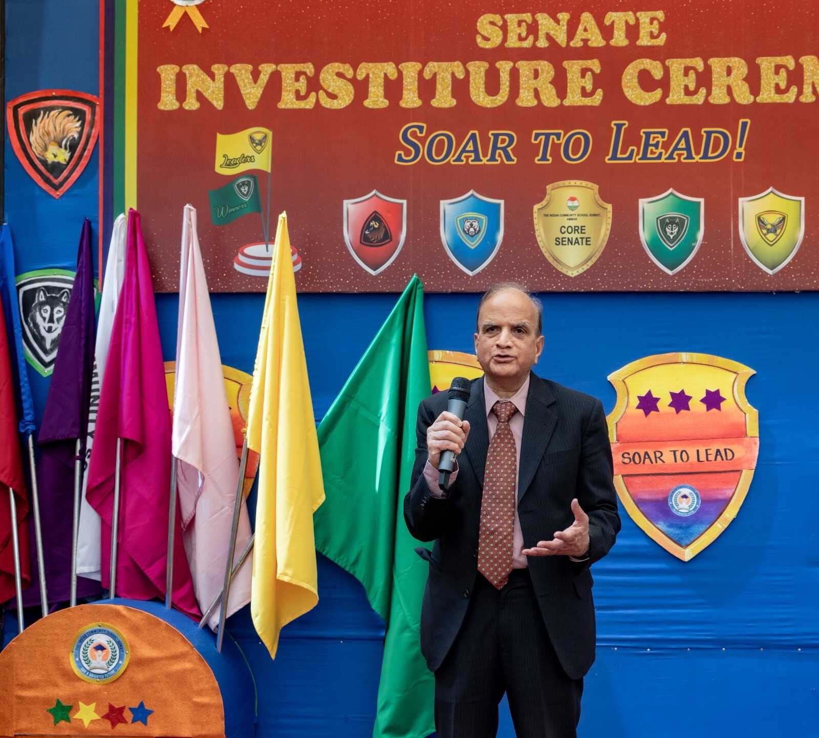 THE INDIAN COMMUNITY SCHOOL, KUWAIT- AMMAN CONDUCTS INVESTITURE CEREMONY.