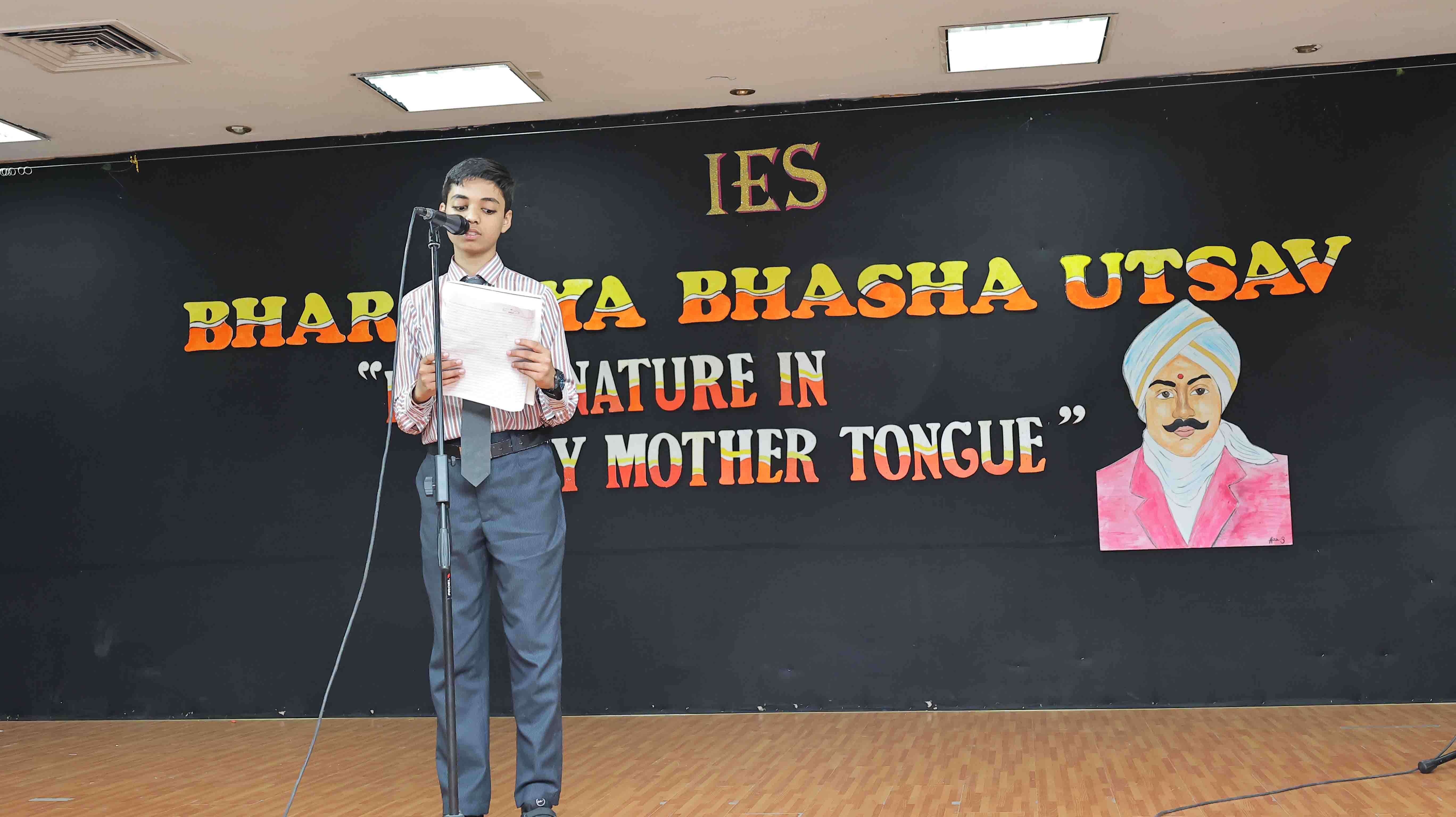 Bharatiya Bhasha Utsav Enthralls the Budding Linguists at IES